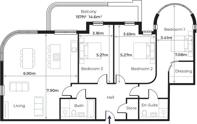Radcliffe Court - Flat 24 - Radcliffe Court